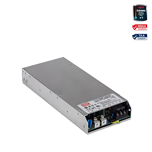 TRENDnet 1000W, 48V DC, 21A AC to DC Industrial Power Supply with PFC Function, TI-RSP100048, Compatible with 4U 19β Rackmount TI-R4U (Sold Separately), Built in DC Fans, UL 508 Approved