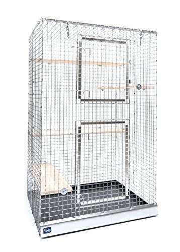 Chinchilla Mansion Chinchilla Cage, Handmade in USA, No Plastic, Built for Chinchillas by Chinchilla Owners, 48" Tall, 30" Wide, 24" Deep, Built to Last.
