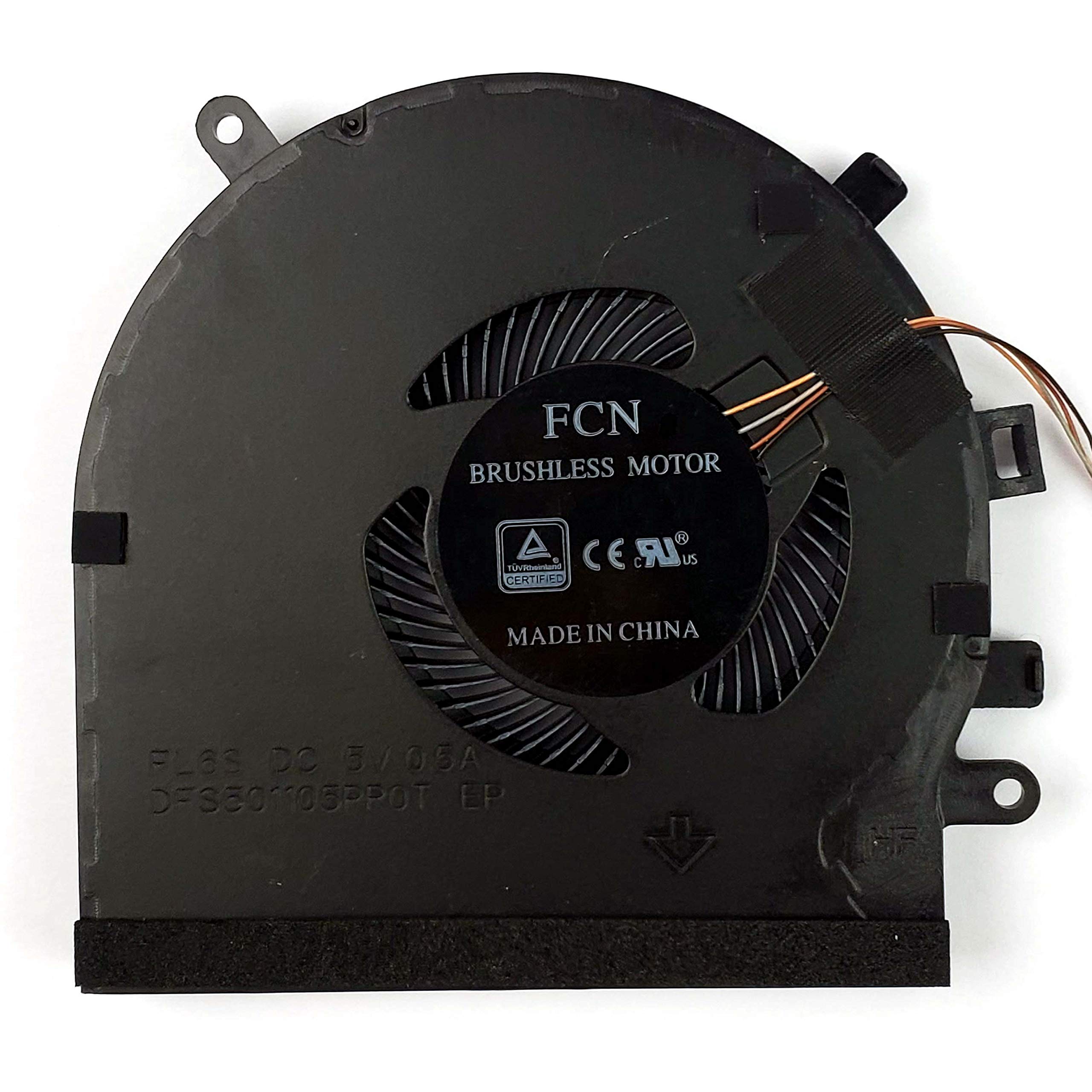 New CPU+GPU Cooling Fan Replacement for Razer Blade 15 Base (2018-2020) RZ09-027 RZ09-0270 RZ09-0300 RZ09-03009E97 RZ09-0328 RZ09-03287E72 DFS501105PR0T DFS5K121142621 (Does Not for Advanced Version)