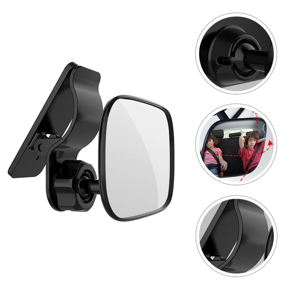 Garneck Baby Mirror for Car Back Seat 360 Wide Angle Car Mirror for Baby with Rear Facing Back Seat Full View for Toddler Children