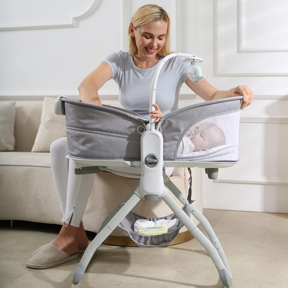 6 in 1 Baby Cradle,Soothing Vibration Suitable for Baby,Baby bassinets