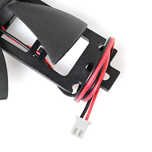 Magic&shell Cooling Fan 2PCS Black DC 18V Plastic Brushless Fan for Induction Cooker