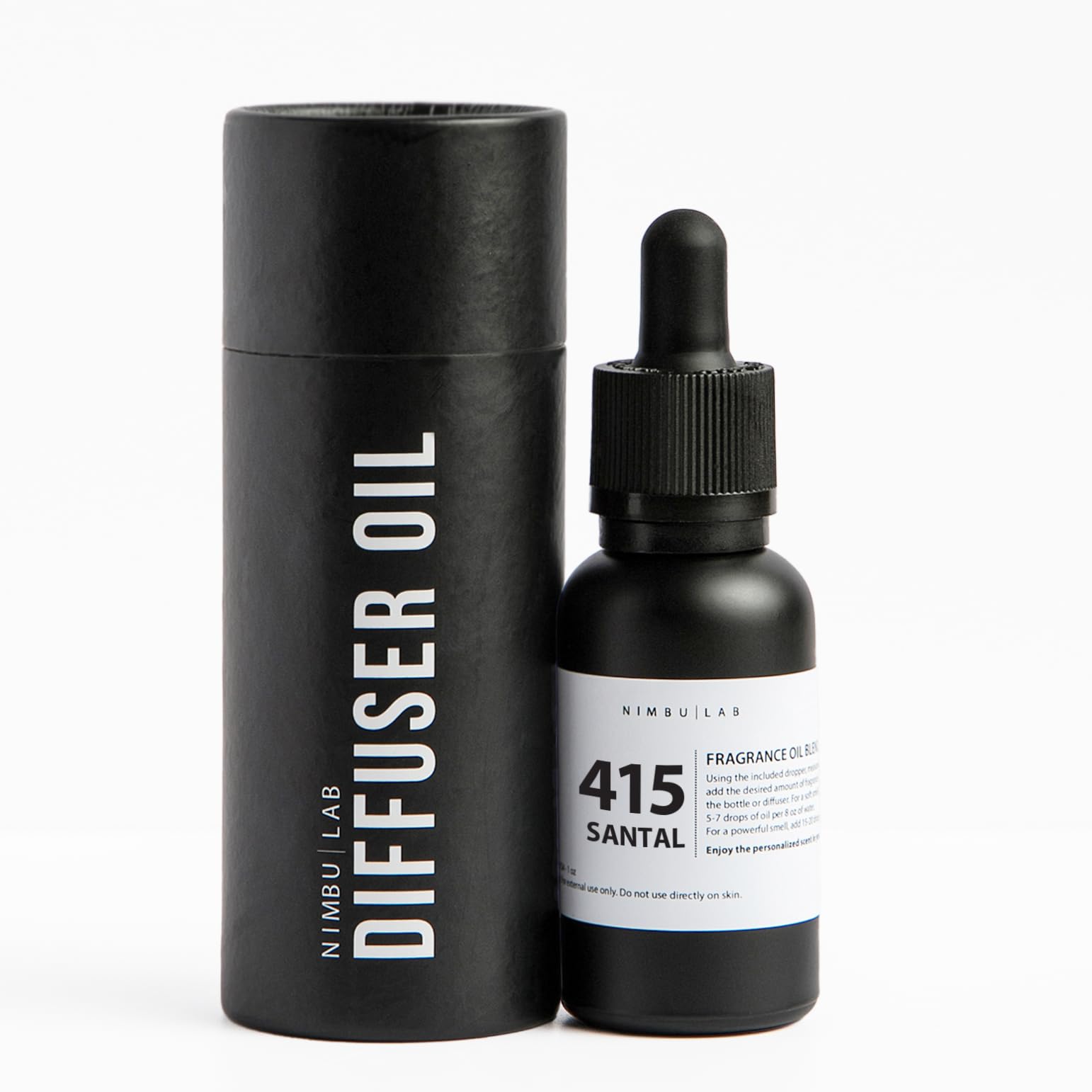 415 Santal The Luxurious Aroma of Santal and Sandalwood Essential Oil Blend for Home Diffusers - Indulge in The Exquisite Aroma and Elevate Your Diffuser Experience (1.0 Oz/30 Ml) - Nimbu Lab
