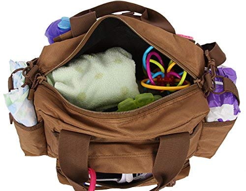 LAPG Tactical Bailout Gear Bag, Men's Diaper Bag, Tactical Dad Bug Out Bag, Range Go-To Bag, Multi-Pockets, Multicam