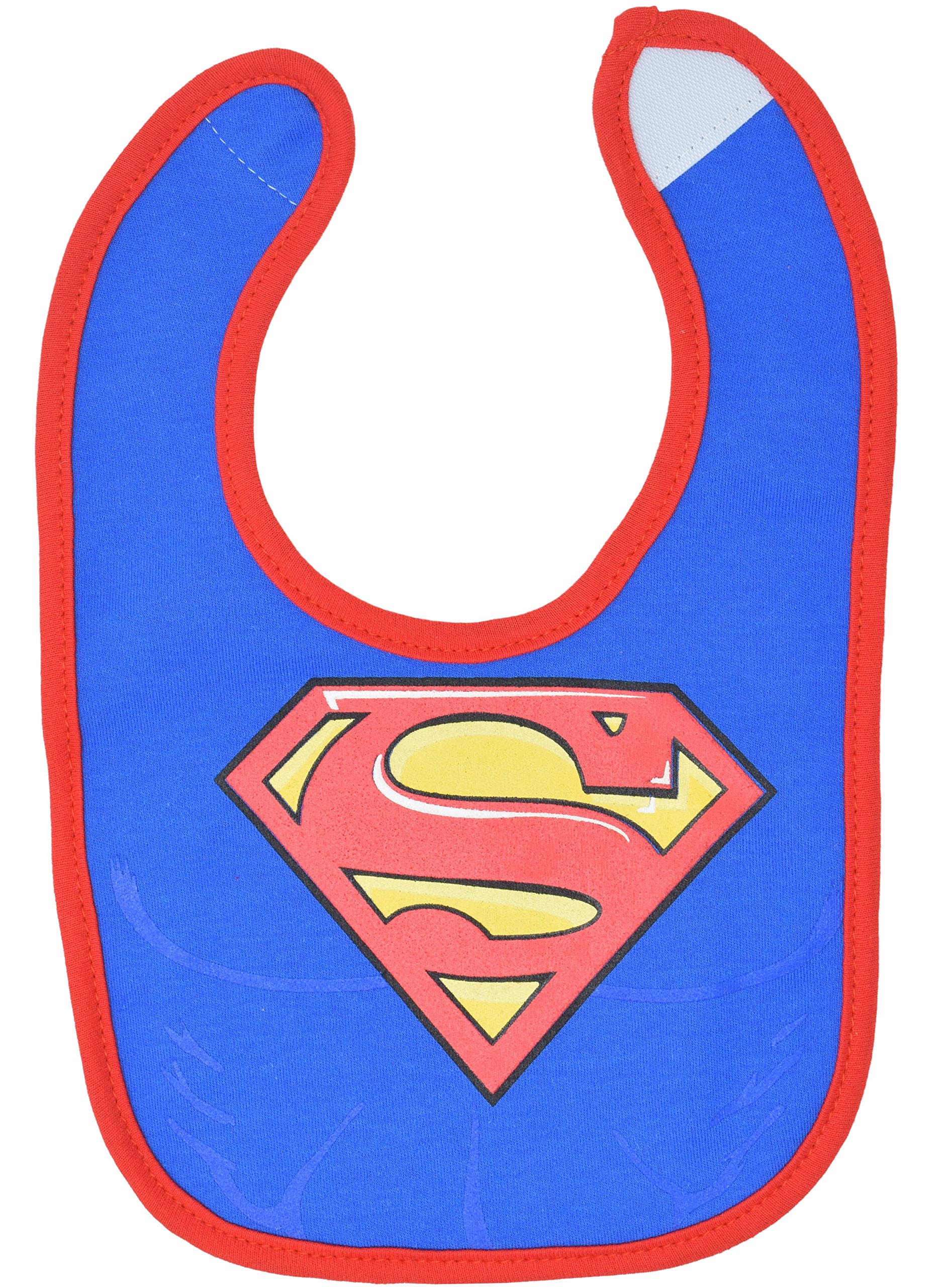 Warner Bros. Justice League Baby Boys 6 Pack Bibs Superman Batman Flash Aquaman Green Lantern