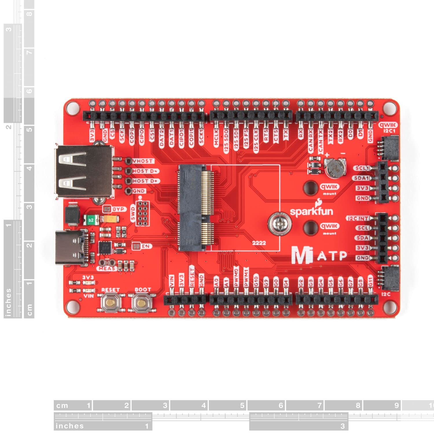SparkFun MicroMod ATP Carrier Board-Modular Interface Ecosystem-Connect microcontroller/Processor Board to Various Carrier Board peripherals