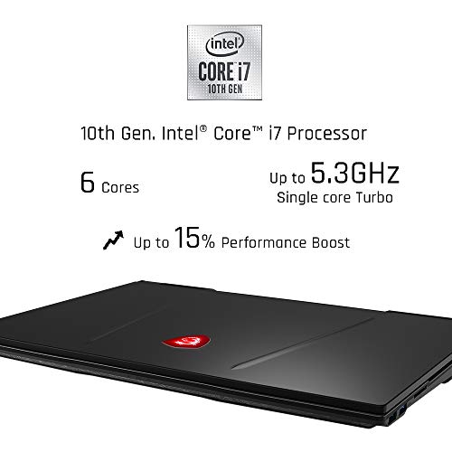 MSI GP65 Leopard 10SDK-049 15.6" 120Hz 3ms Gaming Laptop Intel Core i7-10750H GTX 1660 Ti 16GB 512GB NVMe SSD Win10 VR Ready
