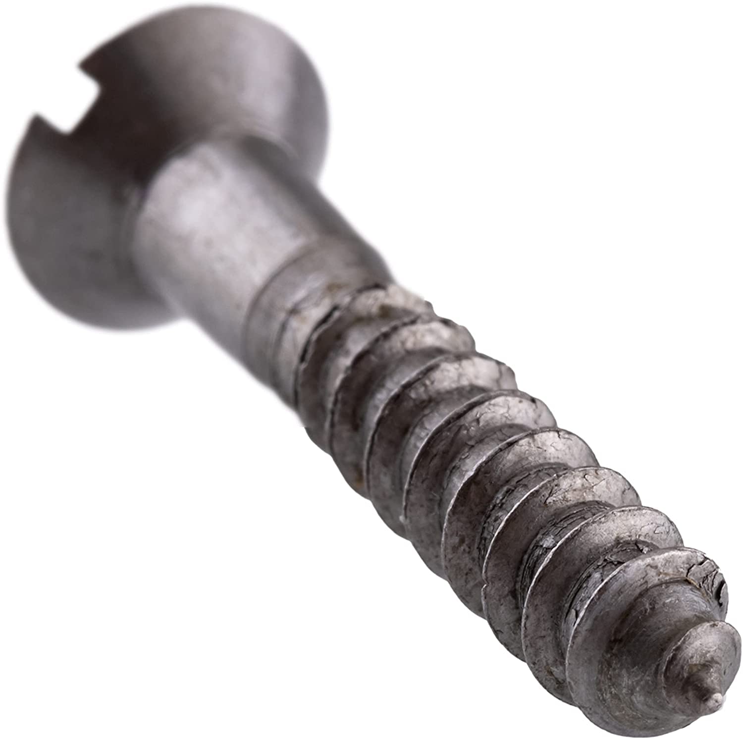 Steel Flat Countersunk Head Slot Drive Wood Screws (25, #8 x 5/8")