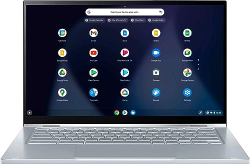 ASUS Chromebook Flip C433 14" IPS FHD 2-in-1 Touchscreen (Intel Core M3-8100Y, 8GB RAM, 128GB Storage (64GB eMMC + 64GB SD Card), Stylus) Home & Student Laptop, Lightweight, Chrome OS