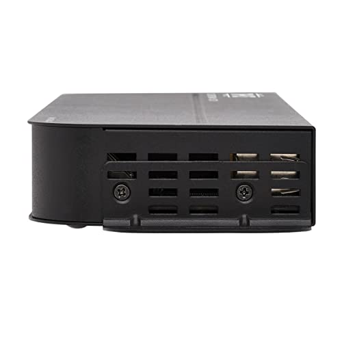 Tripp Lite 4 Port DisplayPort USB KVM Switch, Quad Port DP USB KVM Switch, 4K 60 Hz, HDR, HDCP 2.2, DP 1.4, USB 3.0 Cables, Black (B005-DPUA4)