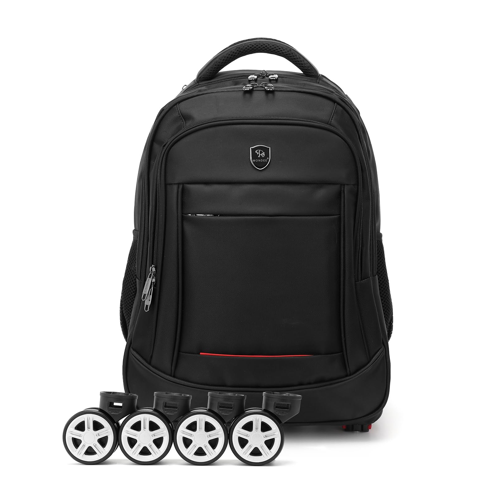 360 °rotating Water Resistant Rolling Backpack with Wheels, Travel Fit 15.6 Inch Laptop Backpack Airline Approved With Usb Charging Port,Carry on Luggage Backpack with 4 Wheels