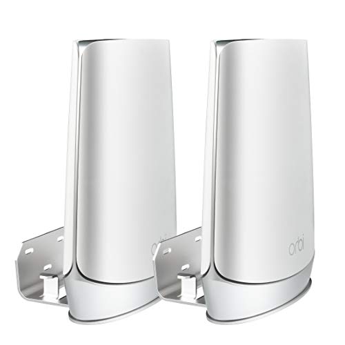 STANSTAR Metal Wall Mount for ORBI WiFi 6 System, Sturdy Wall Mount Holder for RBKE963/RBK752/RBK852/RBK853/AX4200/RBS850/RBR750/RBS750/RBKE963.(2Pack)