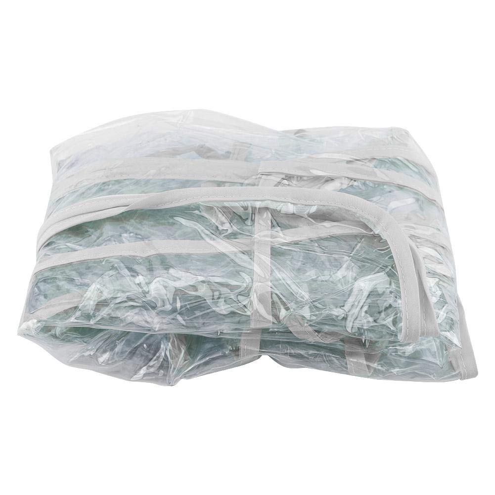 Troller Net, Waterproof All-Round PVC Stroller Rain Cover, Travel for Baby Protection Baby(EVA Half-Open Window rain Cover)