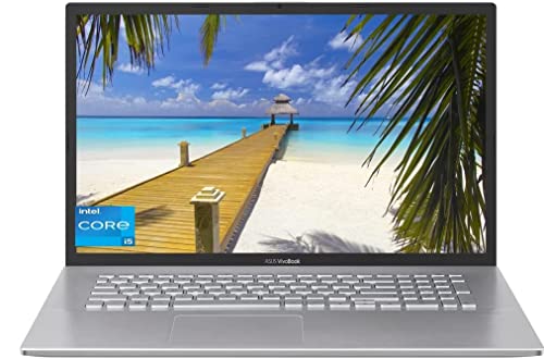 ASUS Newest Vivobook 17.3" HD+ Business Laptop, Intel Core 10th Gen i5-1035G1 Up to 3.6GHz, 12GB Memory, 512GB SSD, WiFi5, HDMI, Windows 11 Home in S Mode