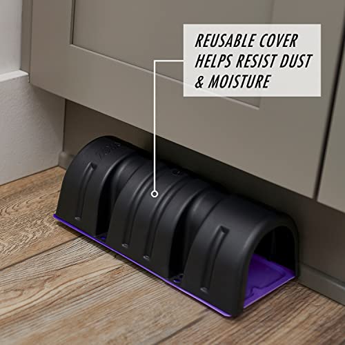 Tomcat Advanced Glue Trap System Rat Size Covered Glue Traps with 2 Reusable Covers and 4 Disposable Glue Traps