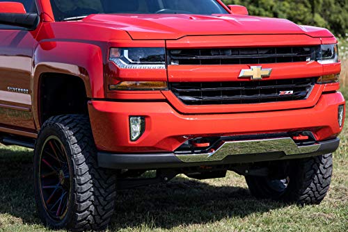 Rough Country Forged Tow Hooks for 2014-2018 Chevy Silverado 1500 | Red - RS134