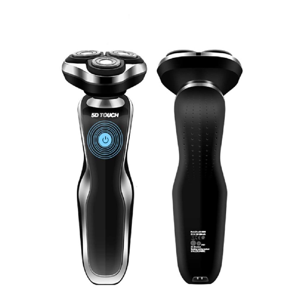 4 in 1 Multifunctional Waterproof Smart Electric Shaver Rechargeable 3D Rotary Shaver Razor Wet & Dry Rotary Shavers for Men Electric Shaving Razors