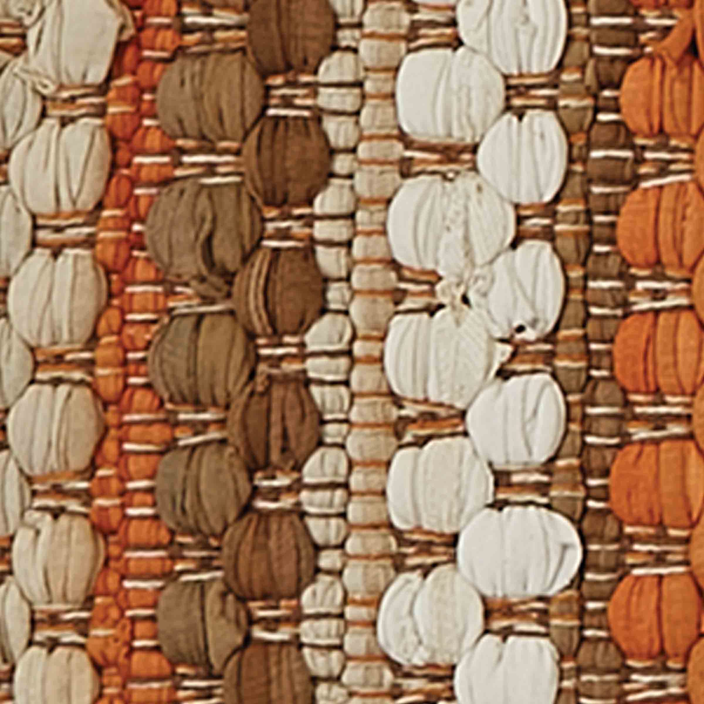 Park Designs Pumpkin Seed Chindi Rug 2X3