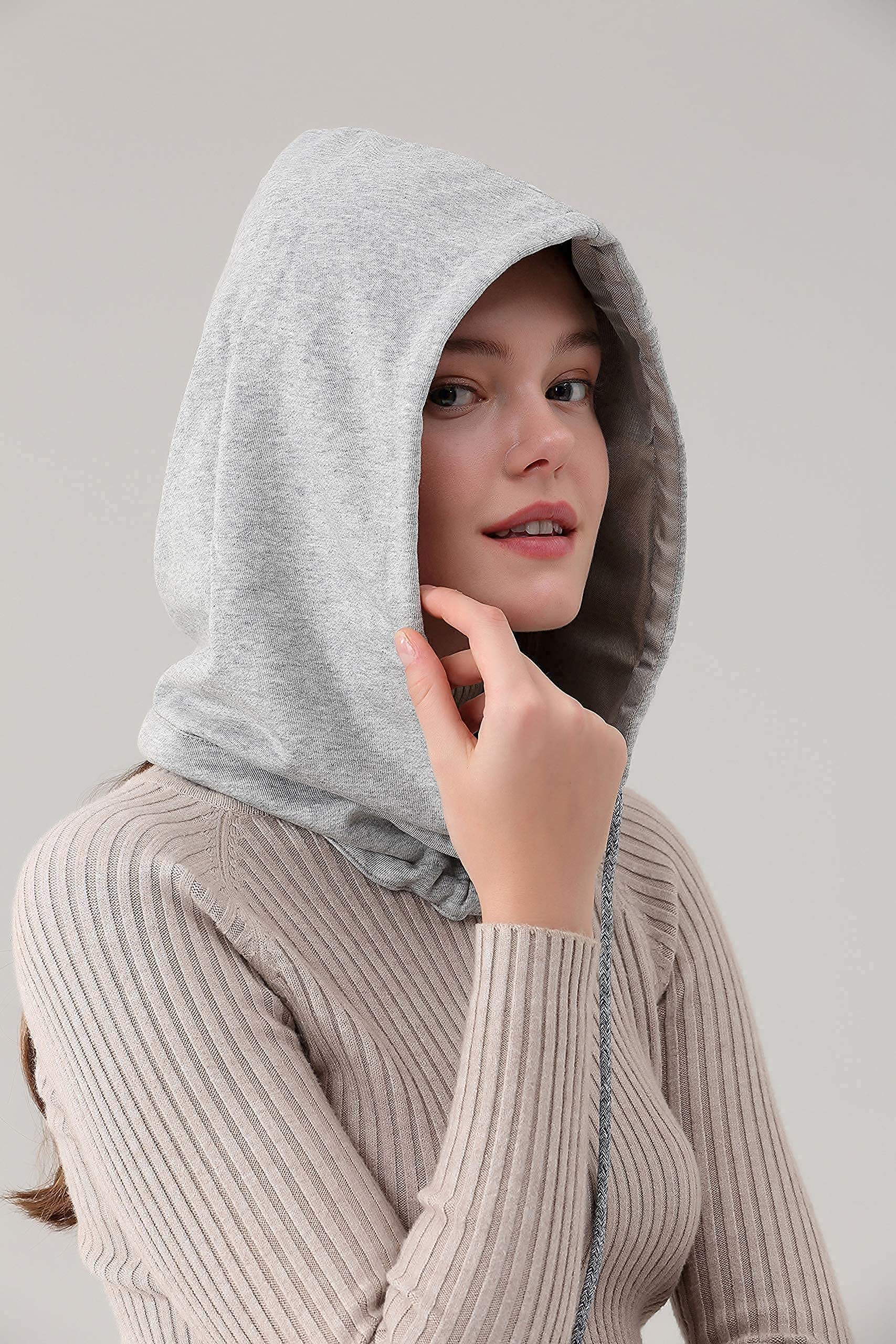 Radia Smart EMF Poncho and Hood Bundle, 5G Anti-Radiation, RF Shielding, Grey