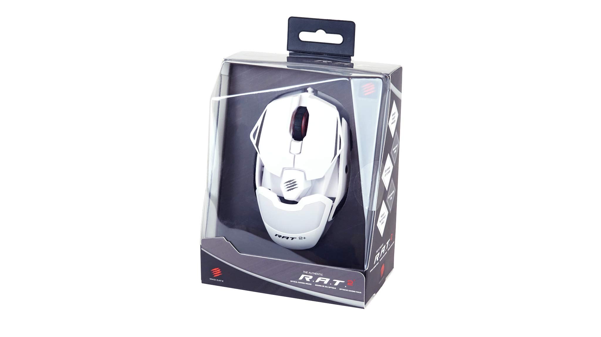 MadCatz R.A.T. 2+ Optical Gaming Mouse, White