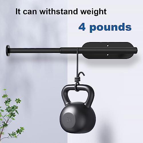 Baisyne Steel Retractable Paper Towel Holder for Kitchen Under Cabinet, Toilet (Black)