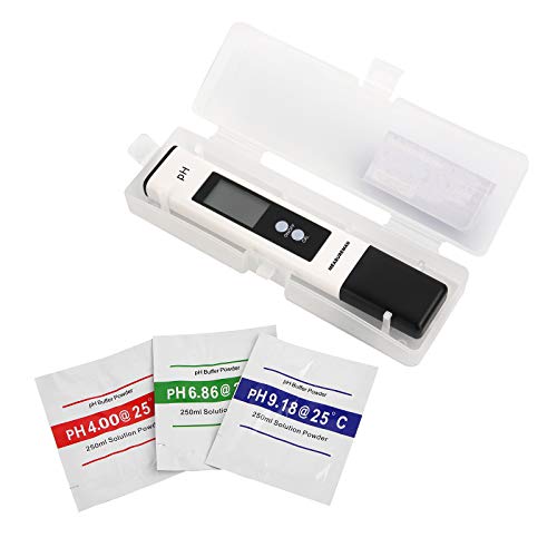 MEASUREMAN PH Meter and TDS Meter Combo,0-14 PH Value, 0.01 Resolution TDS Meter, EC Meter & Temperature Meter 3 in 1, Accuracy ± 2%, 32.0-176.0°F Green Backlight Meter"