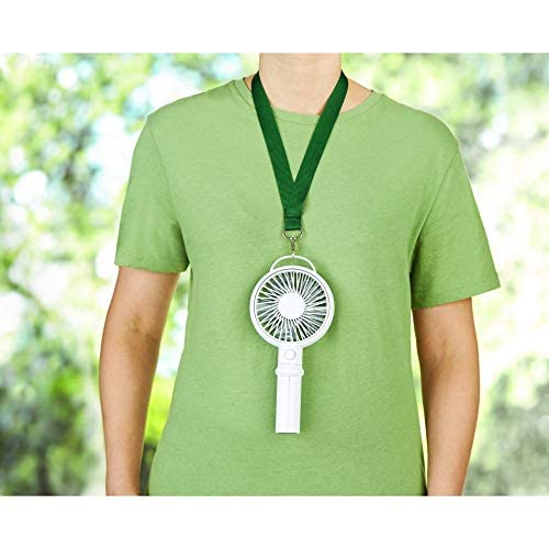 4 inch rechargable usb fan white