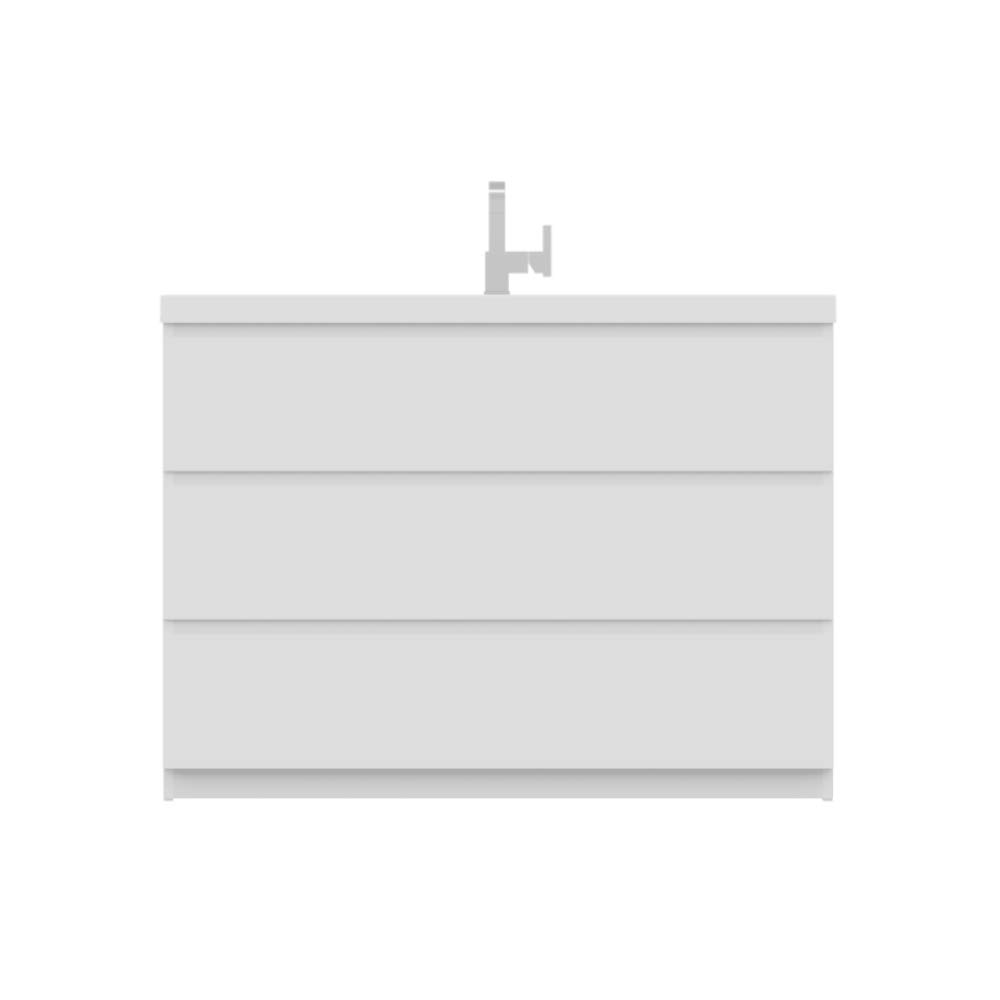 Alya Bath Paterno Bathroom Vanity, 42", White