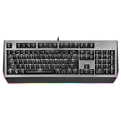Teerwere Gaming Keyboard Gaming Keyboard RGB 104 Key Outemu Blue Switch Mechanical Gaming Keyboard for Gaming PC Laptop Mechanical Gaming Wired Keyboard Mechanical Gaming Keyboard
