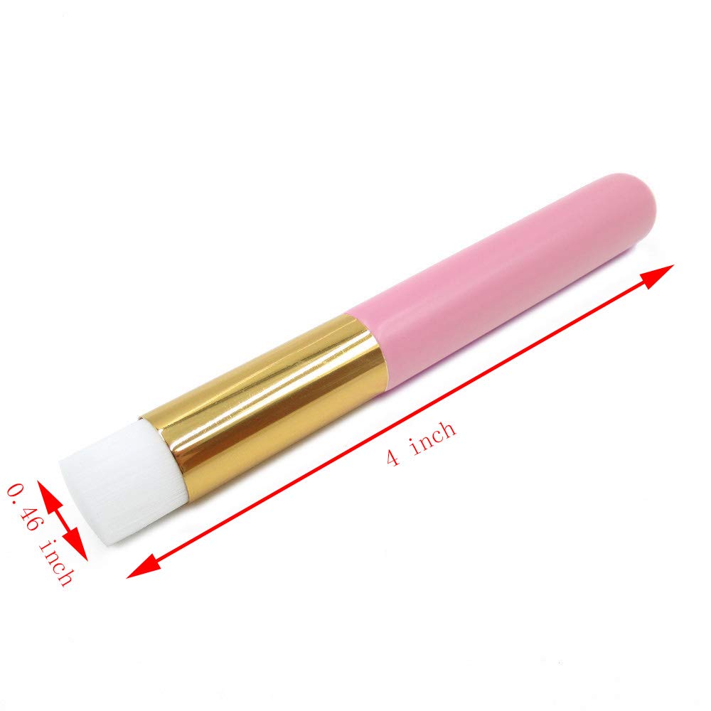 Ruwado 2 Pcs Eyelash Cleaning Brushes Extension Makeup Deep Cleaning Cosmetic Peel Off Blackhead Removal Tool for Nose Eyelash Extensions Lash Shampoo Cleanser