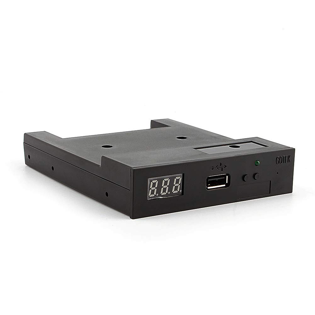 USB Emulator, 3.5" SFR1M44-U100K Updated Version Floppy Drive Emulator Great for Electronic Organ (Black)