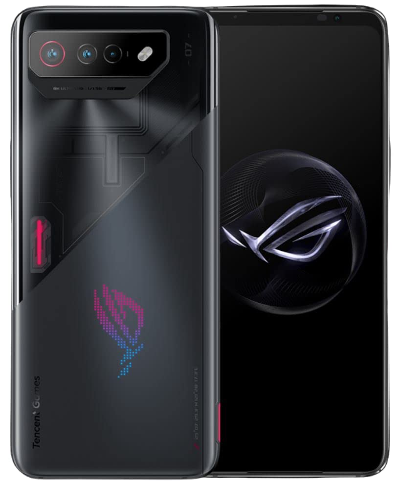 ASUS ROG Phone 7 5G Dual 512GB 16GB RAM Factory Unlocked (GSM Only | No CDMA - not Compatible with Verizon/Sprint) Tencent Version - Black
