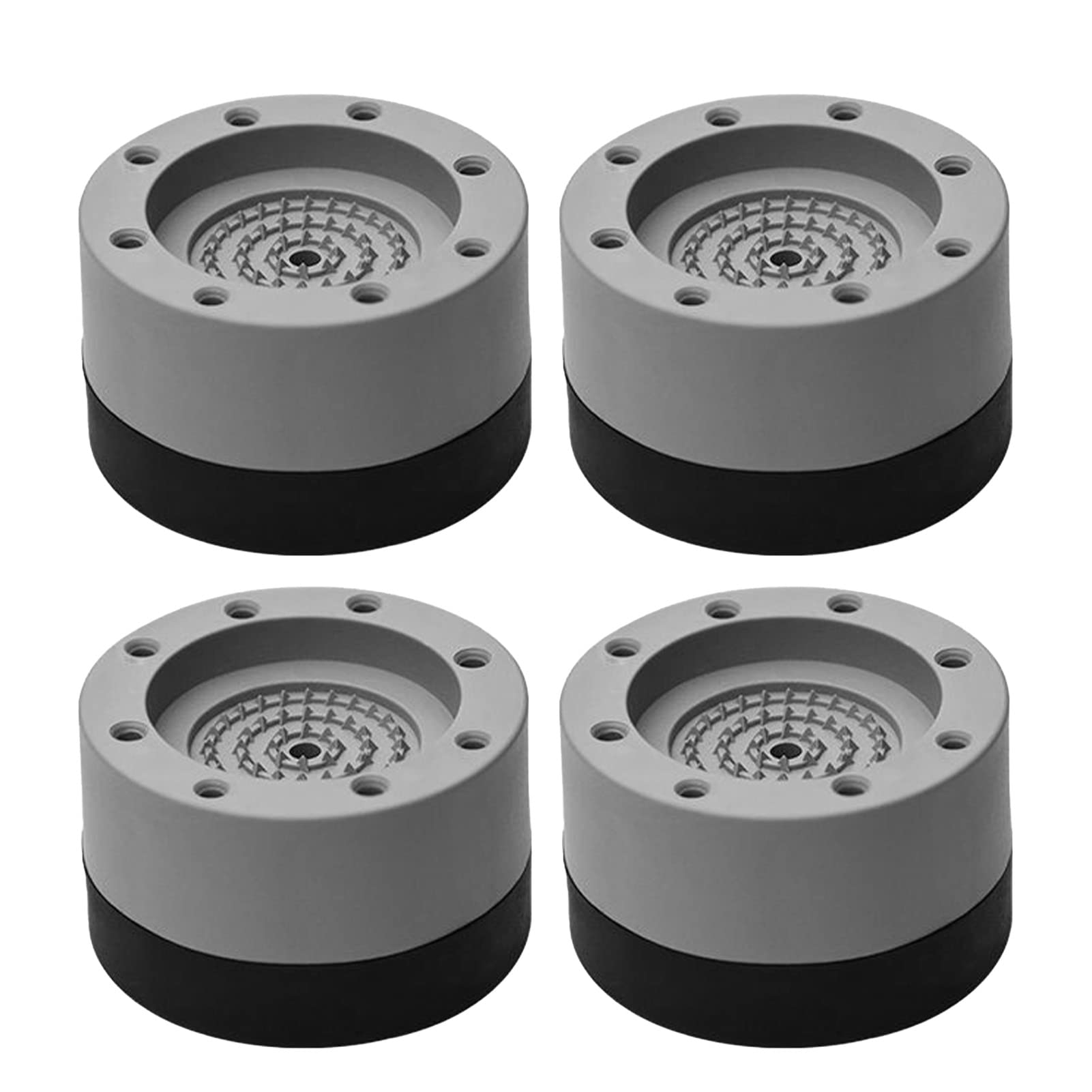 4pcs Washer Dryer Pad, Heightened Anti Vibration Anti Slip Washer Dryer Stand Anti Vibration Pads for Washer and Dryer