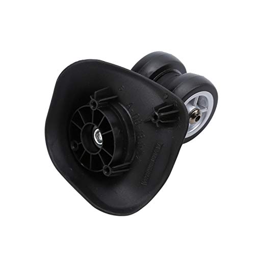 Alomejor 2pz Suitcase Wheel Luggage Wheel Replacement Per Valigia Trolley Right and Left