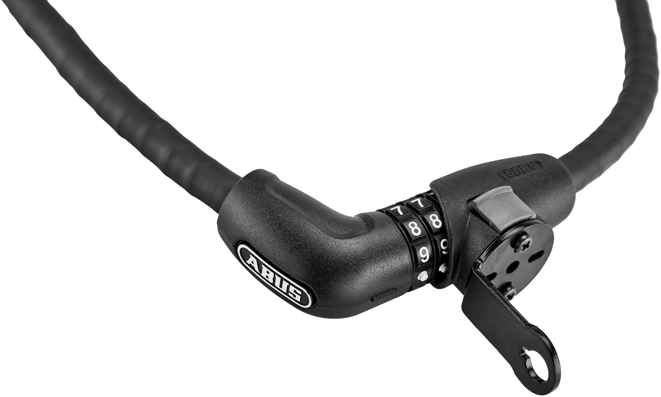 Abus Unisex – Adult's 6615C/120/15 BK SCLL Steel-O-Flex, 0, 120 cm