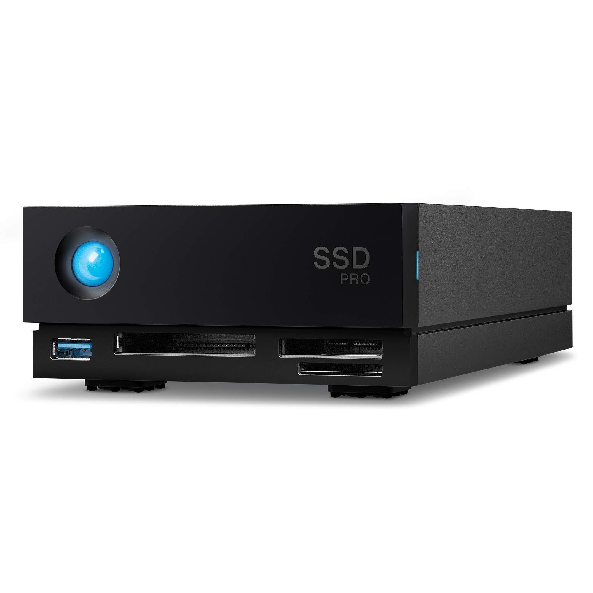 LaCie 1big Dock 4TB External Solid State Drive Desktop SSD – Thunderbolt 3, FireCuda NVMe SSD up to 2800 MB/s for Mac and PC Desktop, Data Recovery (STHW4000800)