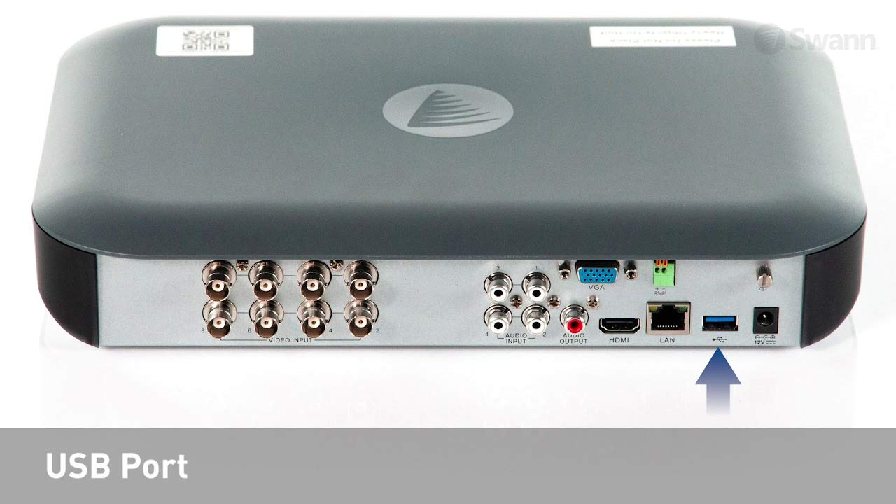 Swann DVR8-5580 DVR-5580 8 Channel 4K Ultra HD DVR Security System | 2TB HDD, HDMI, BNC