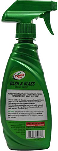 Turtle Wax Set of 2 Dash & Glass 12floz Spray Bottles - Vehicle Interior Cleaner - 1 Step/Quick and Easy - Use on Dashboards, Glass, Tech Screens - Even Around The House!