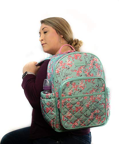 Laura Ashley Backpack Diaper Bag, Blyth Floral Print