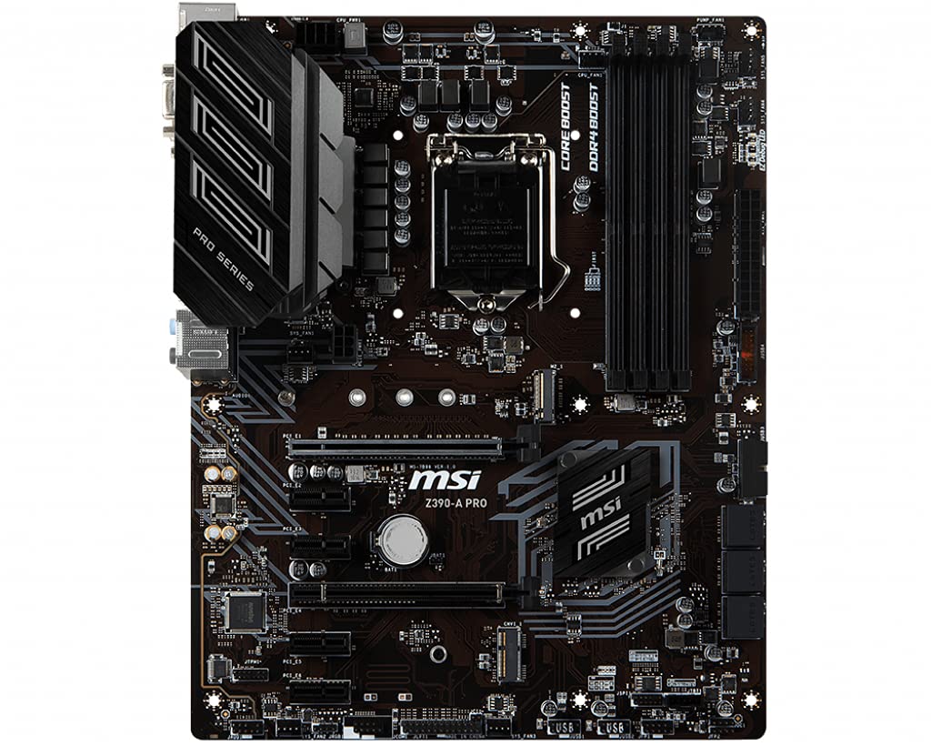 MSI Pro Intel Z390-A Pro ATX DDR4-SDRAM Motherboard