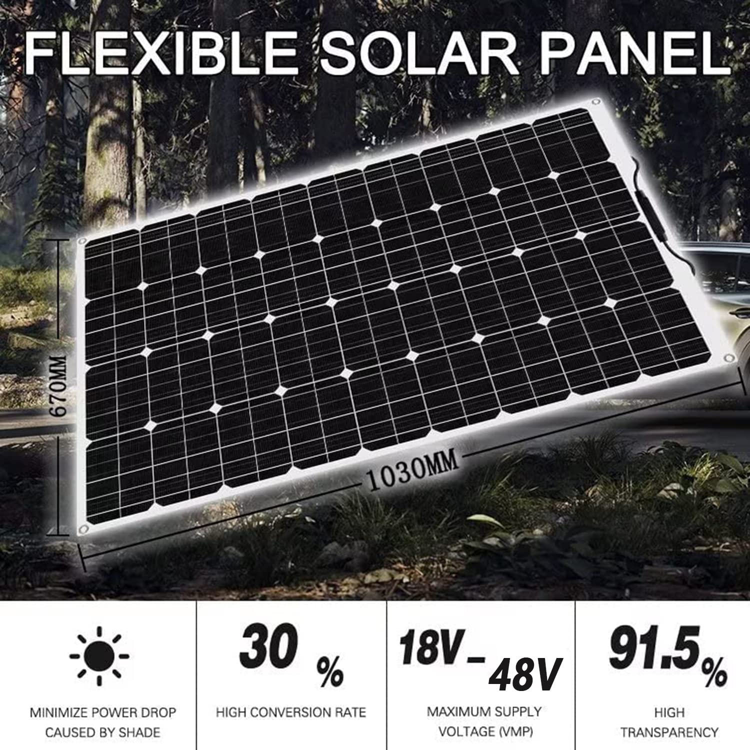 3200 Watt Solar Panel Kit, with 2Pcs 40A Charge Controller 4 × 800 Watt Flexible Monocrystalline Solar Panel for 12-48V Battery Charging Car Battery Camper RV Yacht Battery Boat