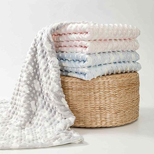 Ultra-Soft Baby Blanket for Girls & Boys – Large 47"x47" Cloud Blanket, Lightweight and Breathable, Neutral Designs for Newborn, Infant, Toddler