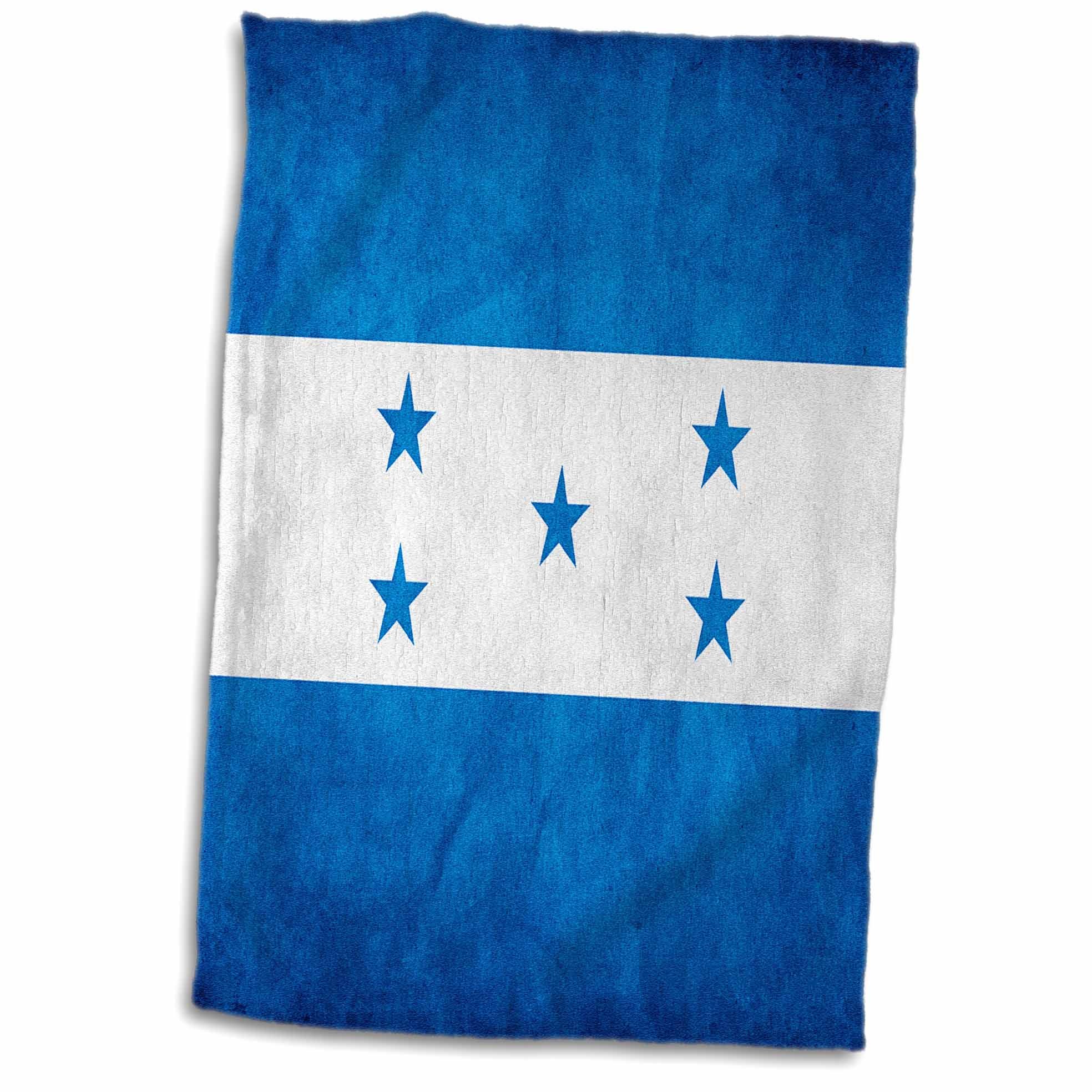 3D Rose Honduras Flag TWL_28250_1 Towel, 15" x 22"