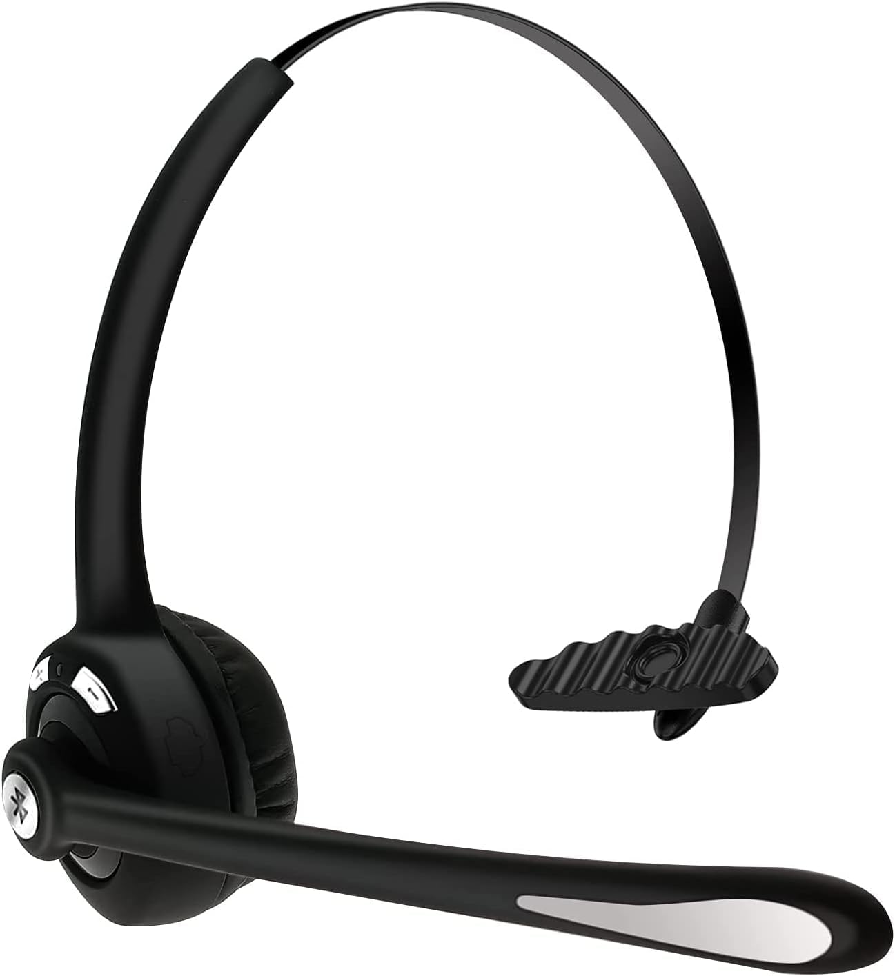 RAOPINGX Trucker Bluetooth Headset with Microphone, Wireless Headphone with Microphone, Wireless Cell Phone Headset On Ear Design for Home Office Call Center Skype