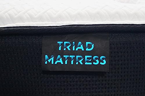 Triad Lite 6 inch RV Mattress Cool Gel Foam, Glacier Cooling Stretch Cover, Firm Support, Made in The USA (66x80)