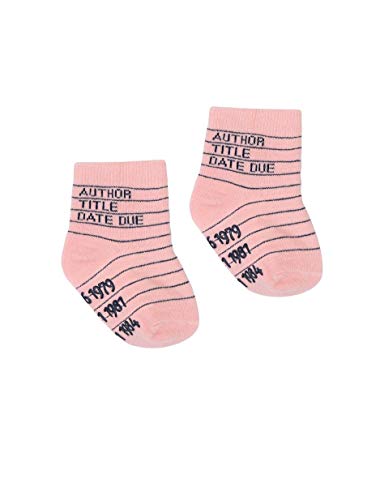 Out of Print Unisex Library Card Socks 0-12 months 4 Pack