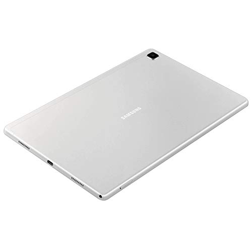 SAMSUNG 2020 Galaxy Tab A7 10.4β Inch 32 GB Wi-Fi Android 10 Touchscreen International Tablet (Silver) Bundle β Slim Trifold Hard Shell Case and 32GB Micro SD Card