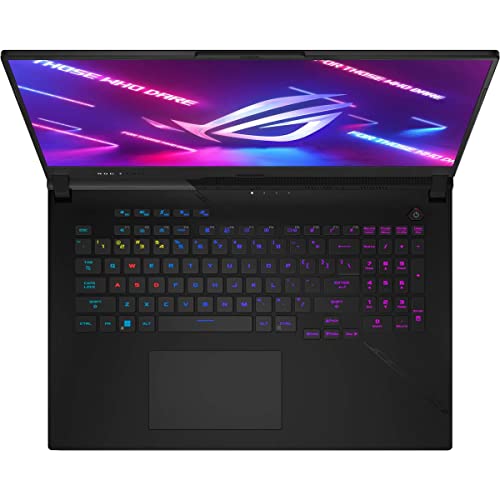 ASUS ROG Strix Scar 17 (2023) Gaming Laptop, 17.3” QHD 240Hz/3ms, 100% DCI-P3 Display, GeForce RTX 4090, AMD Ryzen 9 7945HX, 32GB DDR5, 1TB PCIe SSD, Wi-Fi 6E, Windows 11 Pro, G733PY-XS96, Off Black