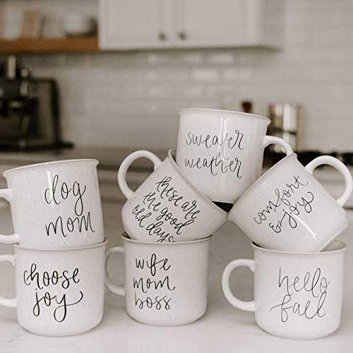 Sweet Water Decor Does This Ring Make Me Look Engaged Mug | 16oz Campfire Style Mug for Brides | Bridal Shower, Engagement Gift