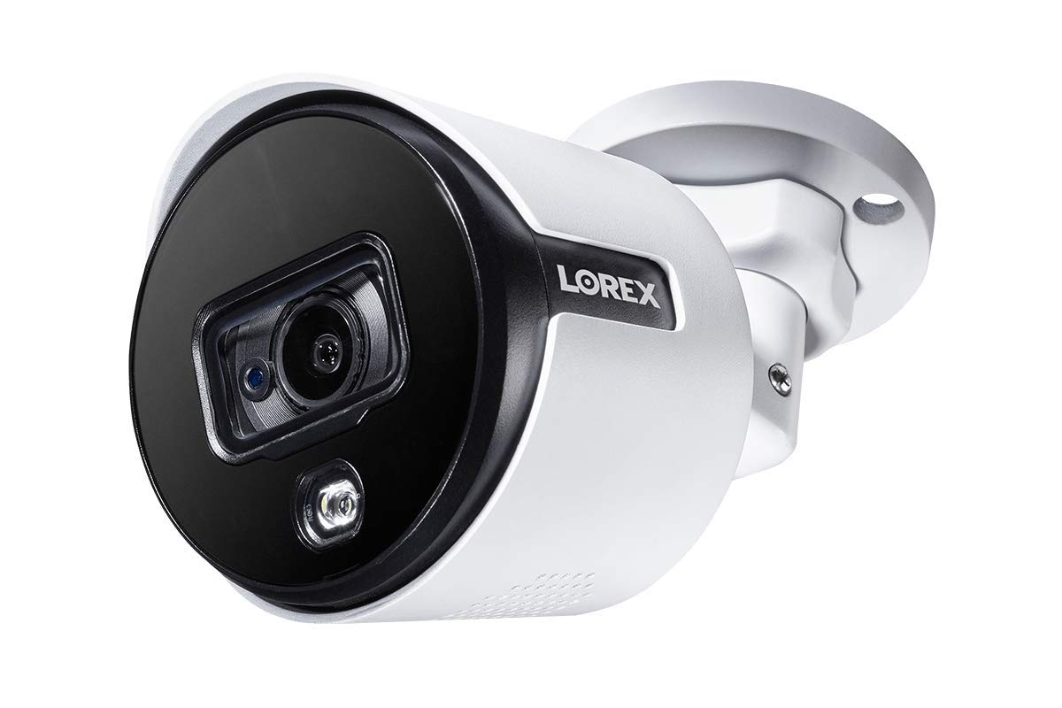 Lorex 4K Security Camera System, Ultra HD Indoor/Outdoor Wired Bullet Cameras with Smart Motion Detection Surveillance, Active Deterrence and Smart Home Compatibility, 2TB 16-Channel DVR, 10 Cameras